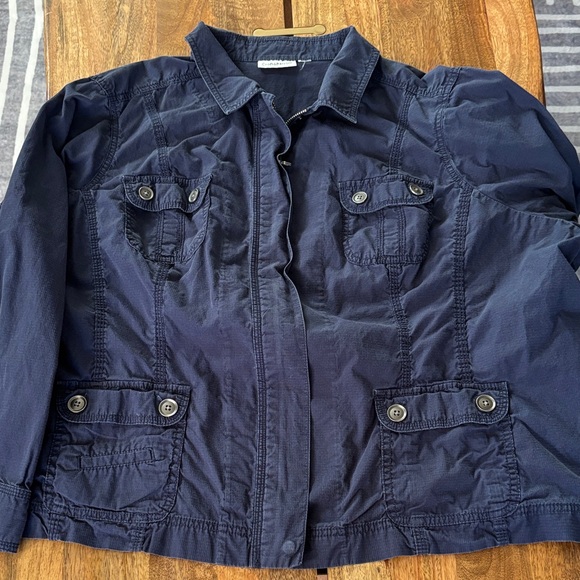 croft & barrow | Jackets & Coats | Croft Barrow Dark Blue Utility ...